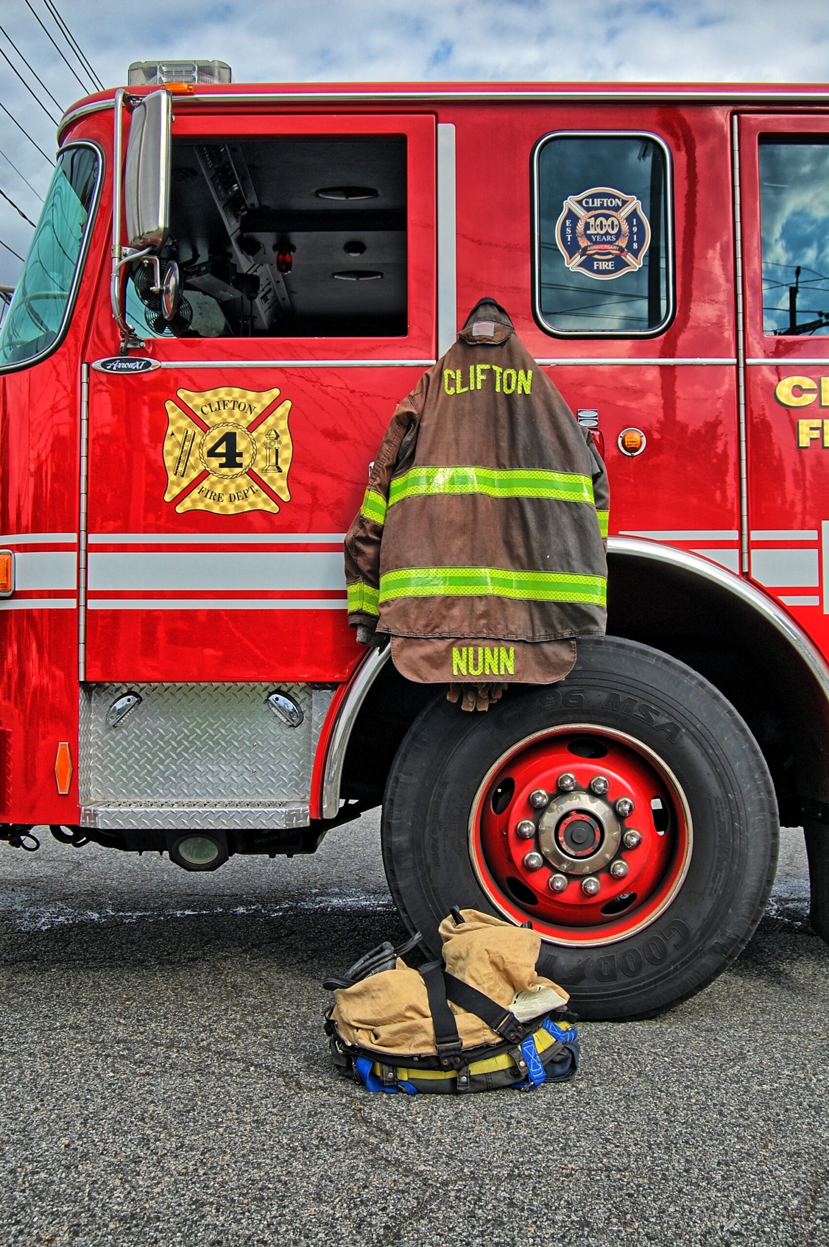 Firefighter Thomas Nunn, Congrats on your Retirement!