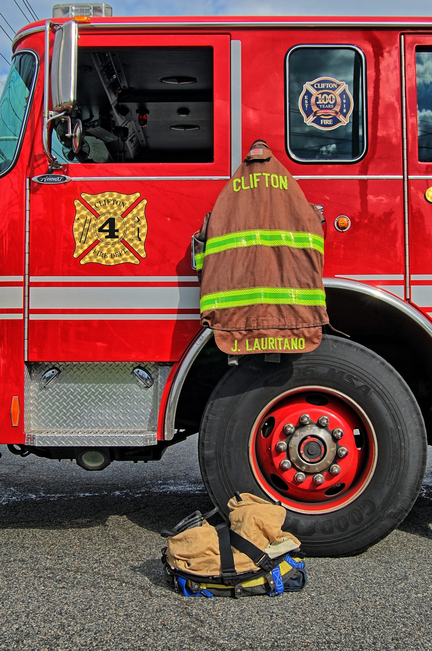 Firefighter Joseph Lauritano, Congrats on your Retirement!