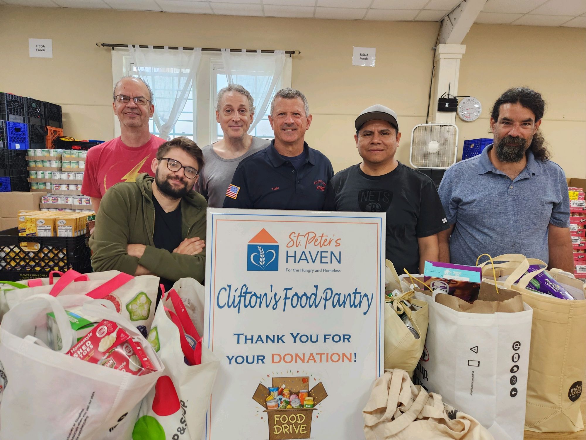 CLIFTON FMBA 21 Food Drive 2024